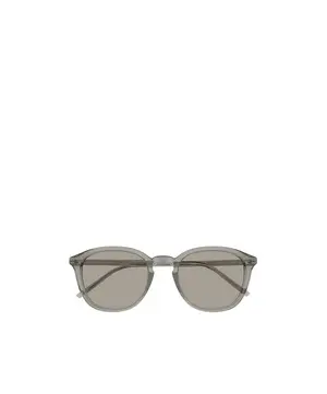 Saint Laurent Oval Frame Sunglasses - Gray