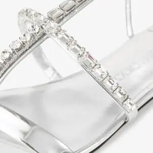 JIMMY CHOO Gwyn Square-toe Sandals - Black