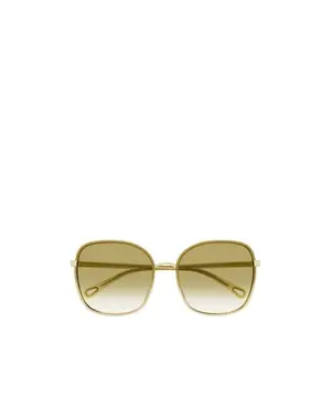 Chloé Eyewear Square-frame Sunglasses - Nude