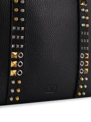 Valentino Garavani Rockstud Medium Studded Tote Bag - Black