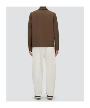 Herno Crinkled Shacket With Padded Lining - Brown