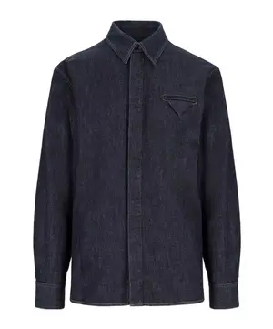 Bottega Veneta Denim Shirt - Black