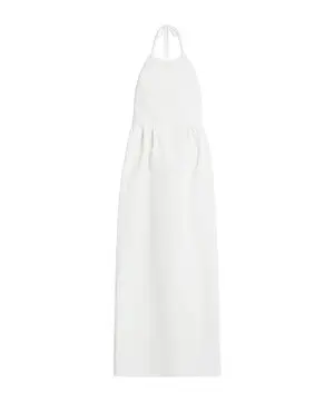 Max Mara Europa Open-back Sleeveless Maxi Dress - White