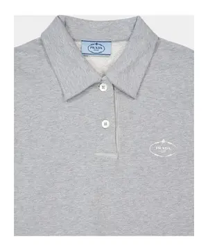 Prada Logo Detailed Short Sleeved Polo Shirt
