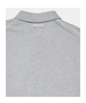 Prada Logo Detailed Short Sleeved Polo Shirt