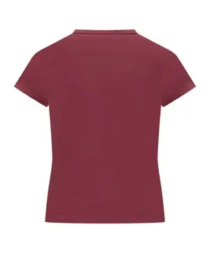 Attico Jersey T-shirt - Burgundy