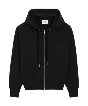 AMI Paris De Coeur Zip-up Hoodie