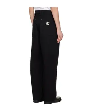 Carhartt Studded Loose Fit Trousers - Black