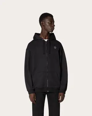 Valentino Garavani Vltnstar Zip-up Hooded Jacket