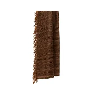 Max Mara Fringed Edge Scarf - Brown