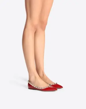 Valentino Garavani Rockstud Ballerina Flats