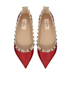 Valentino Garavani Rockstud Ballerina Flats
