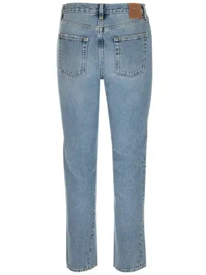 TOTEME High Waisted Cropped Jeans