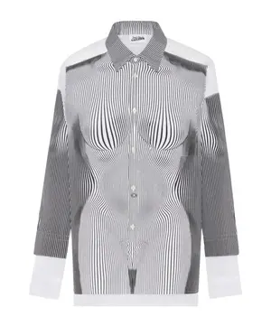 JEAN PAUL GAULTIER Striped Pattern Shirt