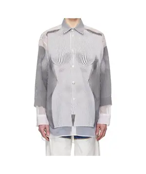 JEAN PAUL GAULTIER Striped Pattern Shirt