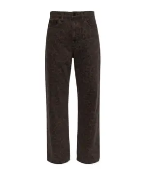 Rag & Bone Animal Print Straight-leg Jeans