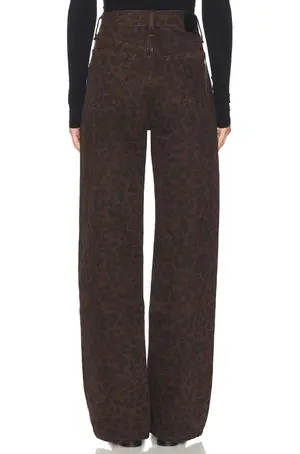 Rag & Bone Animal Print Straight-leg Jeans