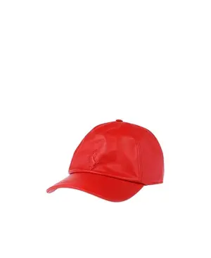 FERRARI Embossed Logo Baseball Cap - Red