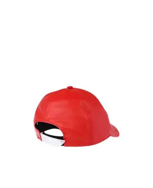 FERRARI Embossed Logo Baseball Cap - Red