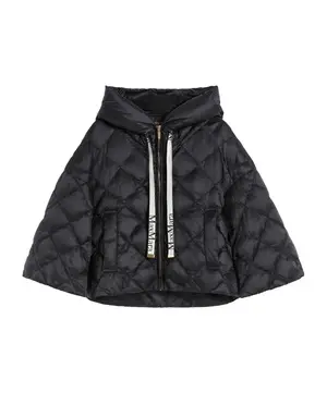 Max Mara Quilted Drawstring Jacket
