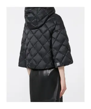 Max Mara Quilted Drawstring Jacket