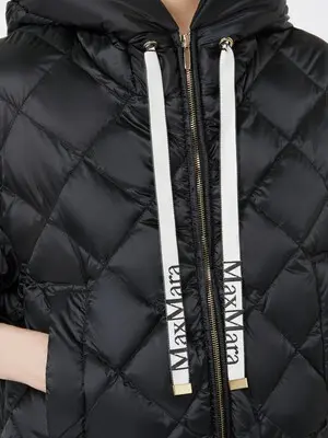 Max Mara Quilted Drawstring Jacket