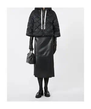 Max Mara Quilted Drawstring Jacket