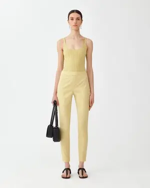 Fabiana Filippi Slim Fit Stretch Poplin Trousers