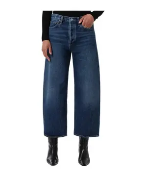 AGOLDE Arc Cotton Jeans - Blue