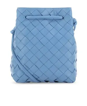 Bottega Veneta Woven Bucket Bag - Blue