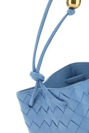 Bottega Veneta Woven Bucket Bag - Blue