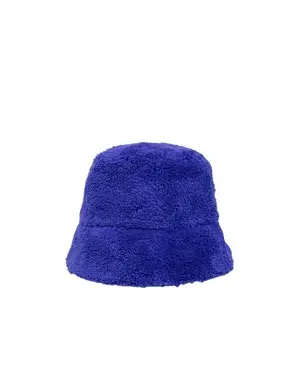 Marni Shearling Bucket Hat - Blue