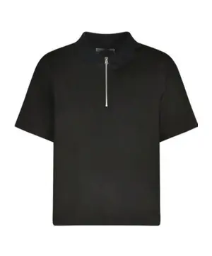 Sacai Drawstring Hem Polo Shirt