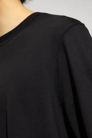 Theory Long-sleeved Crewneck Knit Jumper - Black