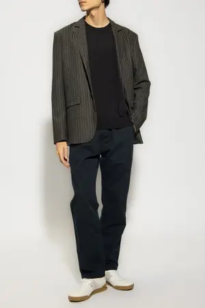 Theory Long-sleeved Crewneck Knit Jumper - Black