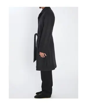 Tagliatore Belted Overcoat - Black