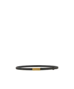 Khaite Empire Belt With Vintage Buckle - Black
