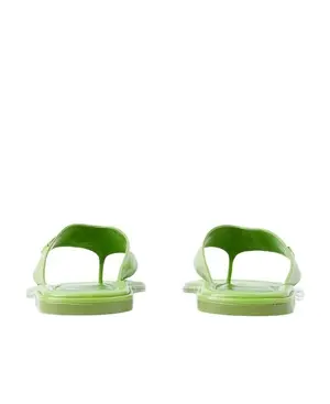 By Far Logo Flip Flop Sandals