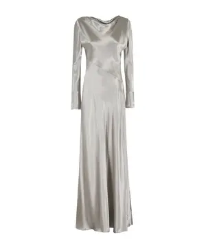 Alberta Ferretti Long Sleeve Gown