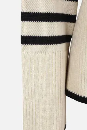 TOTEME Striped Turtleneck Knitted Sweater