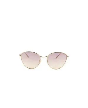 Longchamp Oval Frame Sunglasses - Pink