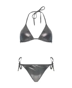Emporio Armani Logo Triangle Bikini Set - Gray