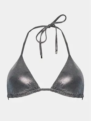 Emporio Armani Logo Triangle Bikini Set - Gray