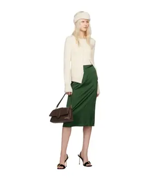 Jacquemus La Maille Pau Long-sleeved Knitted Cardigan - White