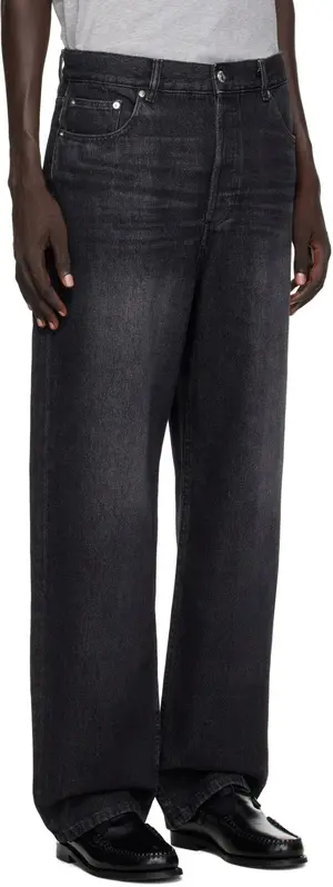 A.p.c. High-rise Wide-leg Jeans - Black