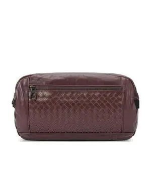 Bottega Veneta Logo Wallet - Red