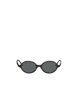 Khaite X Oliver Peoples Oval Sunglasses - Black