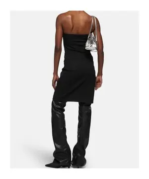 Attico Off-the-shoulder Midi Dress With Slits