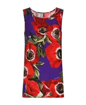 Dolce & Gabbana Button Up Camis Tanks For Women