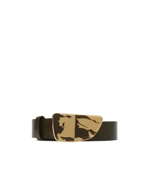 Burberry Shield Leather Belt - Black